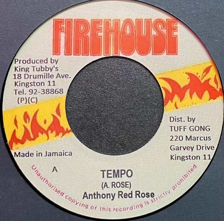 Anthony Red Rose / Firehouse Crew - Tempo / Version – RWDFWD