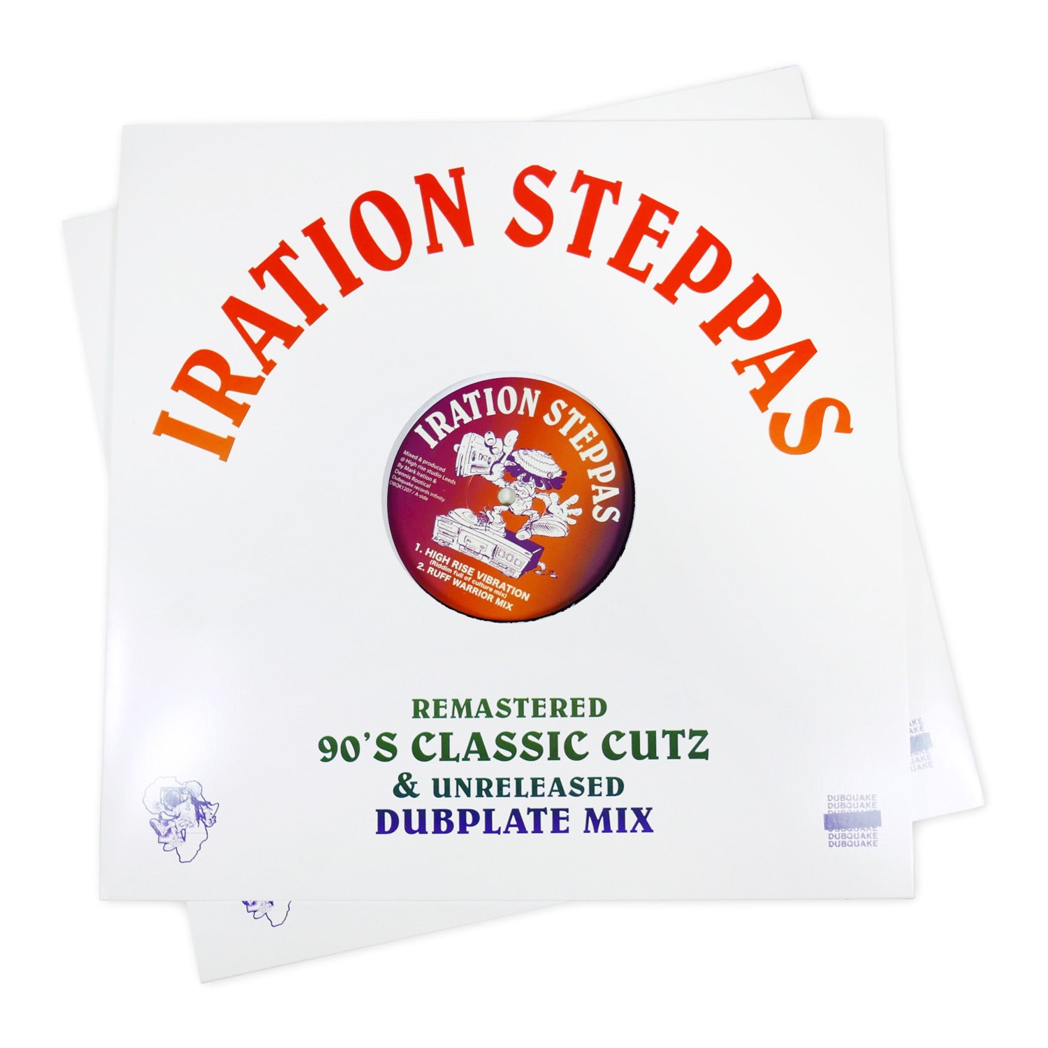Iration Steppas - High Rise Vibrations [Dubquake Reissue 12"] – RWDFWD