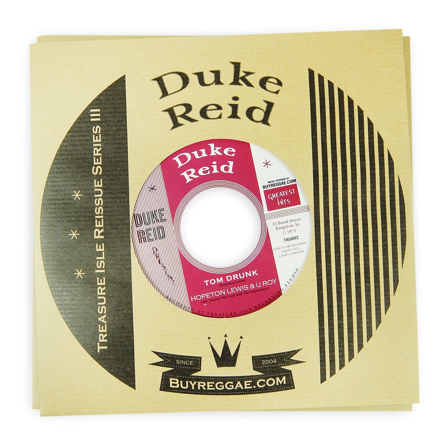 Hopeton Lewis & U Roy - Tom Drunk / Tom's Version – RWDFWD