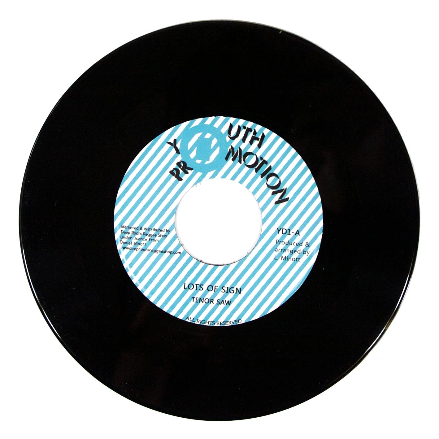 Tenor Saw - Lots Of Sign [Youth Promotion 7"] – RWDFWD