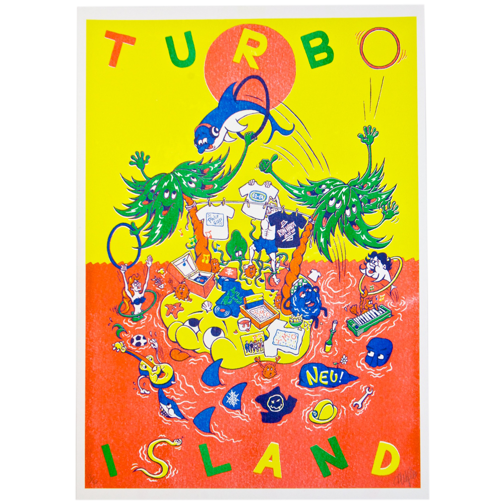 'Turbo Island 2' Print – RWDFWD